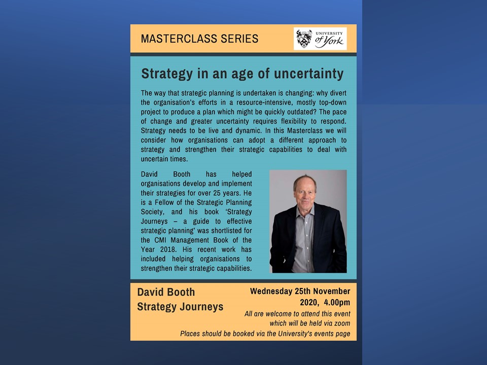 Strategy in an Age of Uncertainty - Strategy Journeys